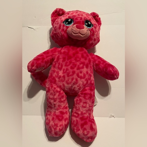Build-A-Bear | Toys | Build A Bear Pink Leopard Cat Plush Stuffed ...